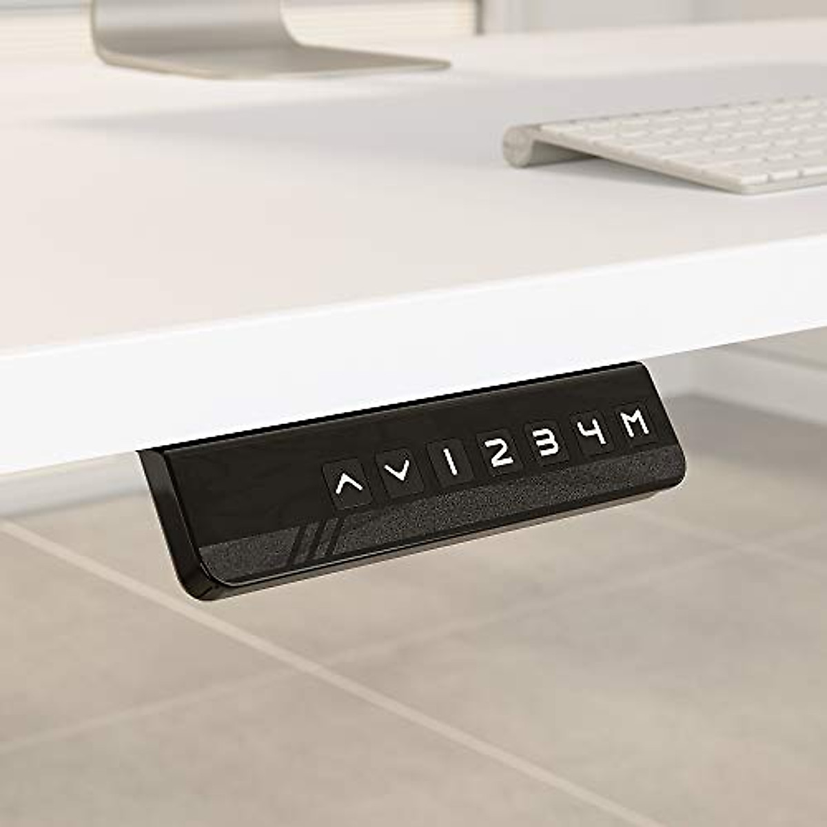 Bush Business Furniture Move 60 Series Height Adjustable Standing Desk, 72W x 30D, White with Cool Gray Metallic Base