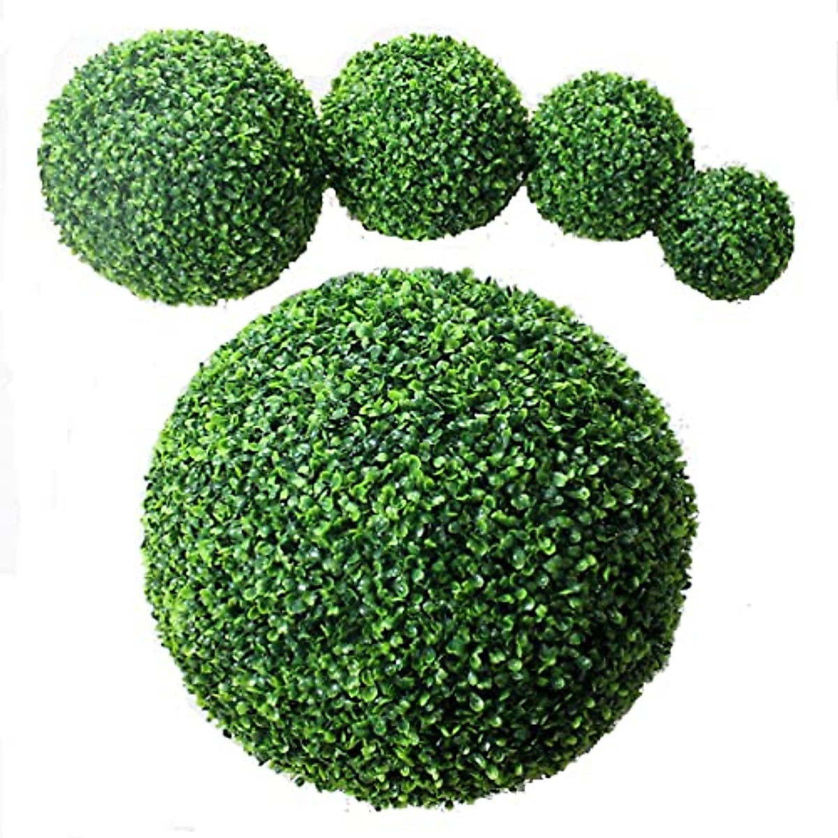 EXCEART 10pcs Plastic Frame for Artificial Boxwood Topiary Ball DIY Flower Ball Grass Balls Flower Arrangement Holder Egg Floral Cage for Garden Home Decor, 10X10cm, (X5GV50I014T16O)