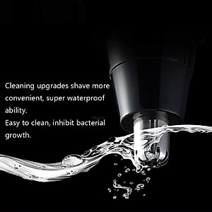 Men's Electric Shaver 3 with 1 Rotary Shaver Cordless Waterproof USB Quick Charge Wet/Dry Electric Shaver Includes Clipper and Nose Hair Trimmer Beauty Set Travel Rechargeable Shaver Face Cleaner