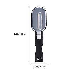 Cabilock Tile Tools 3pcs Fish Scaler Sawtooth Scarper Stainless Steel Fish Scales Cleaning Brush Fish Scales Skin Removing Peeling Gadget Seafood Processing Kitchen Tool (Random Color)