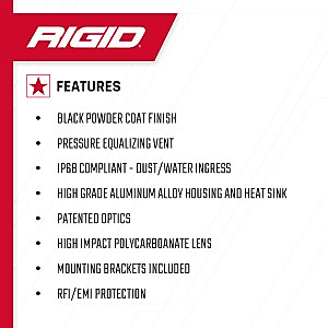 RIGID INDUSTRIES Radiance Pod Blue Backlight (2 pack) For Automotive