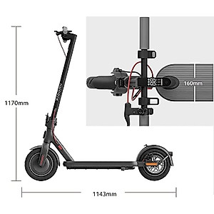 Xiaomi MI Electric Kick Scooter 4, 600W Motor, 18 Miles Long Range & 15.6mph, 10" Tubeless Tires, Dual Brakes, Commuting Electric Scooter for Adults & Teens
