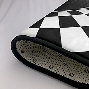 Astede 3D Visual Vortex Optical Illusions Area Rug Non Slip Comfort Yoga Mat Floor Carpet Home Decor for Living Room Bedroom 80x58 Inch