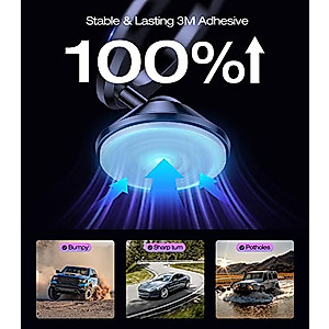 VICSEED Fit for MagSafe Car Mount [Colorful Gradient] Magnetic Phone Holder for Car Dashboard [Lasting & Never Fall] All Metal Sturdy Phone Mount for Car Dash Fit iPhone 14 13 12 Pro Max All Mobile