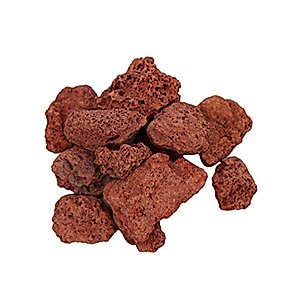 Balacoo Lava Rocks Volcanic Lava Stones Decorative Rocks Fish Tank Filter Material 450g Aquarium Landscape Ornaments Decoration 3~6CM