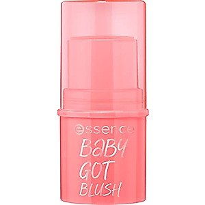 essence | Baby Got Blush | Easy to Apply & Blend Pigmented Cream Blush Stick | Vegan & Cruelty Free | Free From Gluten, Parabens, & Microplastic Particles (20 | Peaches & Cream)