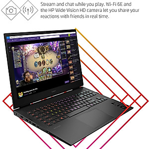 HP Omen 17.3" Gaming Laptop - QHD 165Hz Display, Intel 24 Cores i9-13900HX, GeForce RTX 4080, 64GB DDR5, 4TB SSD, WiFi 6E, Backlit Keyboard, Windows 11 Pro, with Wireless Silent Mouse