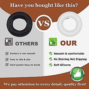 SMARTTOP Eyeglass Ear Grips Sleeve Holder-Eyeglasses Ear Hooks -Comfort Anti-Slip glasses ear grip-For Kids and Adults Sunglasses, Reading Glasses, Sport Eyewear (14 Pairs-Clear)