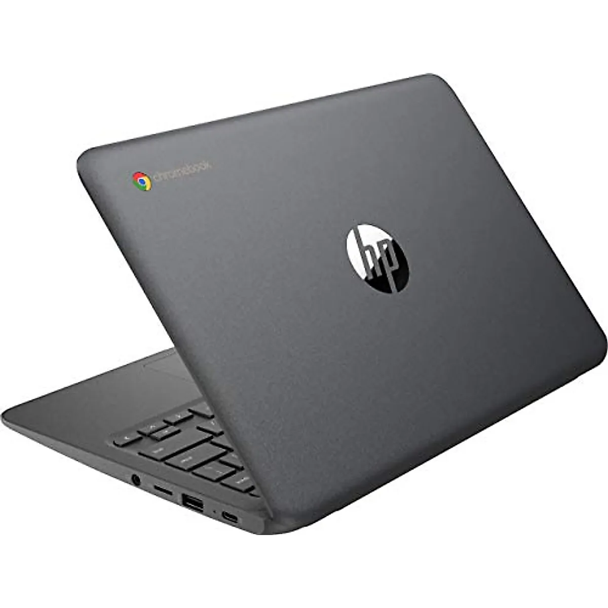 HP Newest Flagship Chromebook, 11.6" HD (1366 x 768) Display, Intel Celeron Processor N3350, 4GB LPDDR2, 32GB eMMC, Chrome OS, HD Graphics 500, 11A-NB0013DX, Ash Gray (Renewed)