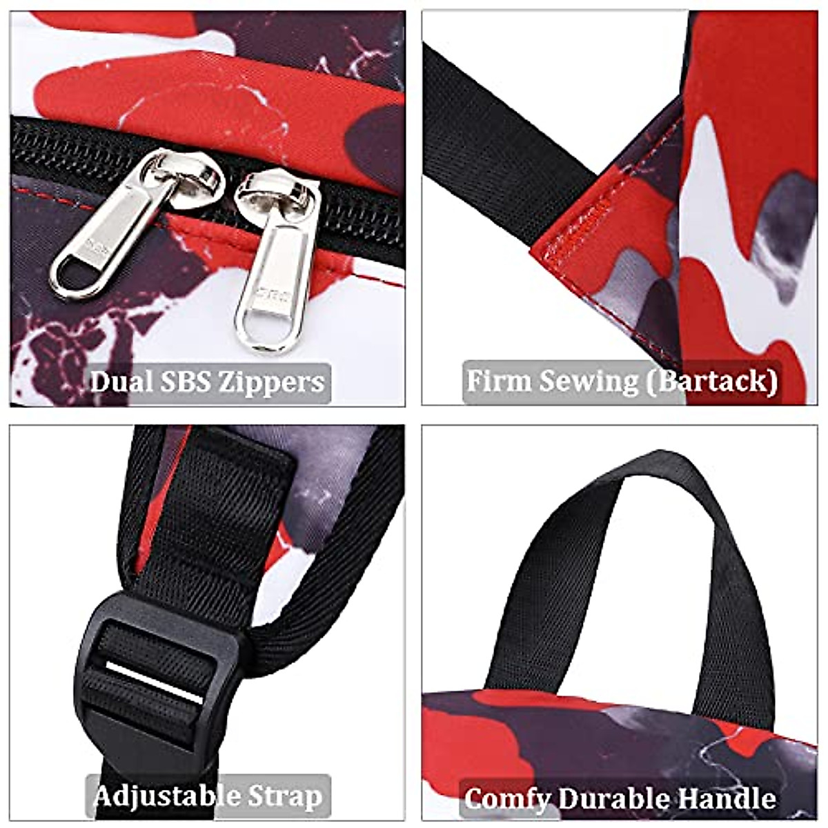 JIANYA Boy/Girl School Backpack Set Camouflage Bookbags School Bags for Elementary Middle School