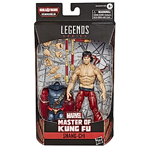 Spider-Man Hasbro Marvel Legends Series 6" Collectible Action Figure Shang Chi Toy, with Build-A-Figurepiece & Accessories