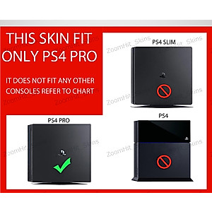 ZOOMHITSKINS PS4 Pro Console and Controller Skins, War Umbrella Red Black Silver Grey Metal Stain Water Blood, High Quality, Durable, Bubble-free, 1 Console Skin 2 Controller Skins, Made in USA