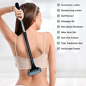 SMOOTH REACH Lotion Applicator For Back and Body - Self Tanner and Sunscreen Applicator for Lotion and Tanning Oils (Single)