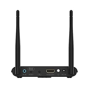 Wireless HDMI Receiver, Suitable for PAKITE Wireless HDMI Extender Model 850, Support Video Audio from Laptop, PC, Phone to HDTV Projector for Home Theater, Conferences, Up Support 1TX to 4RX