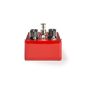 Dunlop M228 MXR Dyna Comp Deluxe Compressor Guitar Effect Pedal - Red with 9v AC Power Adapter and 2 R-Angle Patch Cable