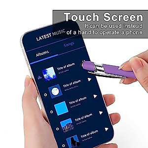 Discring 8 PCS Ballpoint Pen & 4 Pen Clips - High Precision Colorful Metallic Ballpoint Pen with Anti-Scratch Stylus Tip