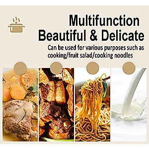 Glass Cooking Pot - 1.5L/50oz Heat-Resistant Borosilicate Glass Handmade Cookware Set stovetop Pot - Safe for Pasta Noodle, Soup, Milk, Tea (1.5L/50OZ)