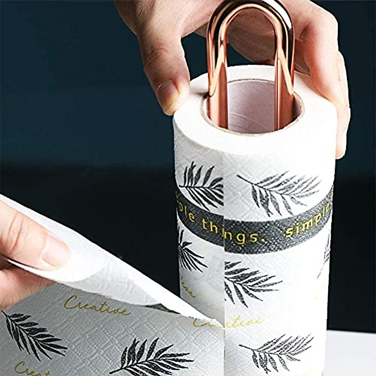 Kitchen Paper Roll Holder Paper Towel Rack Dining Table Kitchen Paper Roll Holder Vertical Paper Towel Storage Rack