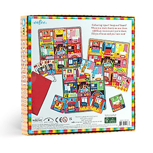 eeBoo Cozy Cottage Bingo,Multi,1 ea