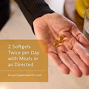 Standard Process Inc. Tuna Omega-3 Oil EPA and DHA - Whole Food Support, Brain Health and Brain Support, Eye Health, Skin Health and Hair Health with Tuna Oil - Gluten Free - 120 Softgels