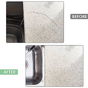 Granite Repair Kit & Marble Repair Kit (Color Match), Quartz Countertop Repair Kit, Granite Epoxy, Corian Repair Kit for Marble Granite Porcelain Quartz Tiles and Stones