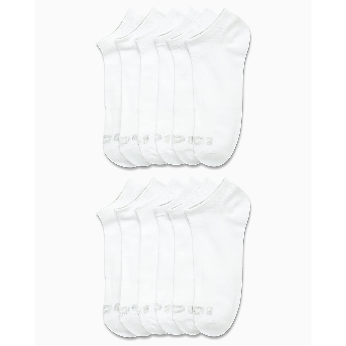 AND1 Men's Socks - PROPLATINUM Lightweight Low Cut Socks (12 Pack), Size Shoe size 6-12.5, White