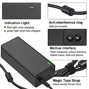 42V 2A Charger Fast Charge (Round tip 5.5 x 2.1mm Connector! Pls Check!) for Jetson, Gotrax, Hiboy, Swagtron and Other Brands Electric Equipment (Fit 36V Lithium Battery Pack)