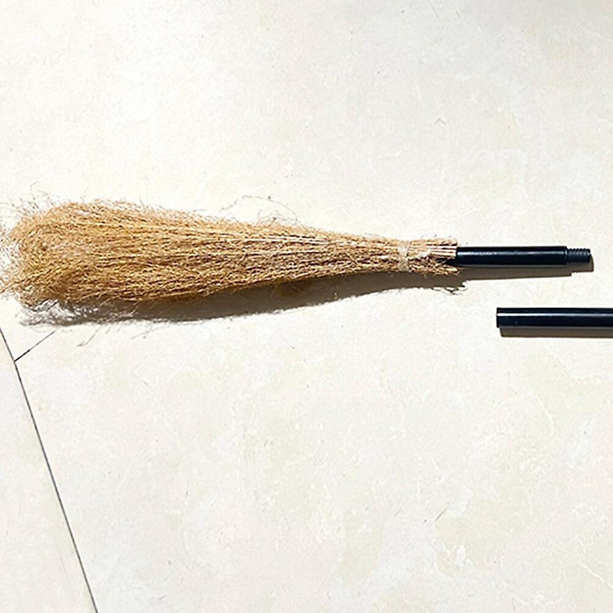 Cabilock Masquerade Witch Broom Wooden Household Model