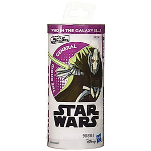 STAR WARS Galaxy of Adventures General Grievous 3.75-Inch-Scale Figure Toy and Mini Comic – Learn About