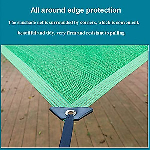 Shade Cloth 85% Green Sunblock Shade Net Cloth with Grommets,Premium Heavy Duty Mesh Tarp, UV Resistant Net, for Patio Lawn, Balcony Privacy Sunblock Screen Mesh