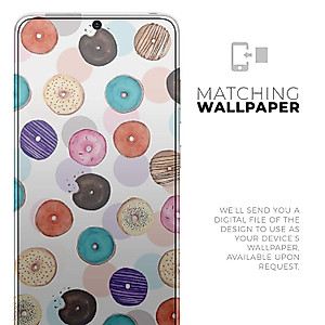 DesignSkinz The Colorful Donut Overlay Protective Vinyl Decal Wrap Skin Cover Compatible with The Samsung Galaxy S20 (Screen Trim & Back Glass Skin)