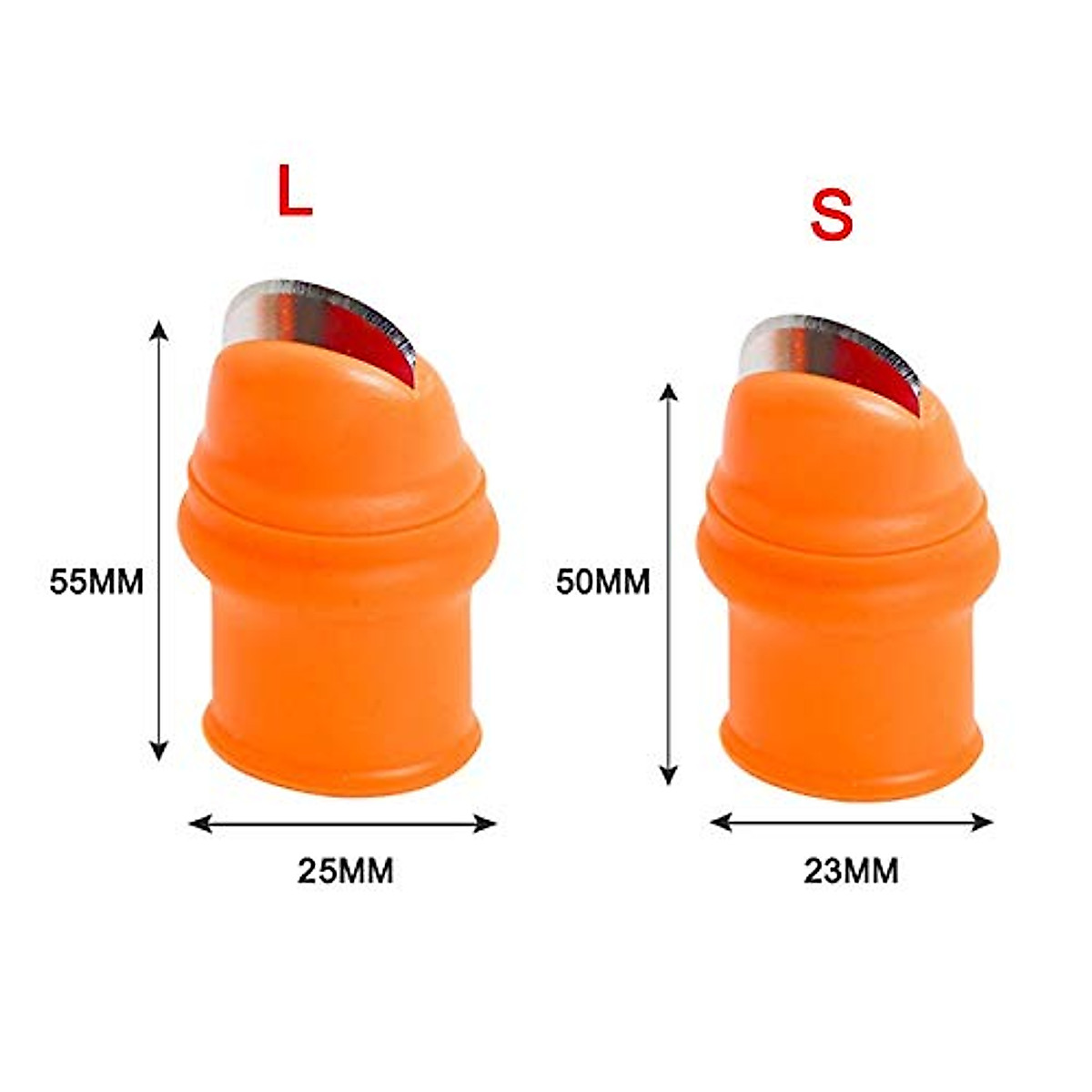 JF-XUAN Shear Tool Thumb Cutter Separator Finger Tool Picking Equipment Easy To Cut In Labor-saving For Garden Harvesting Plants Gardening BV789 (Color : S long)