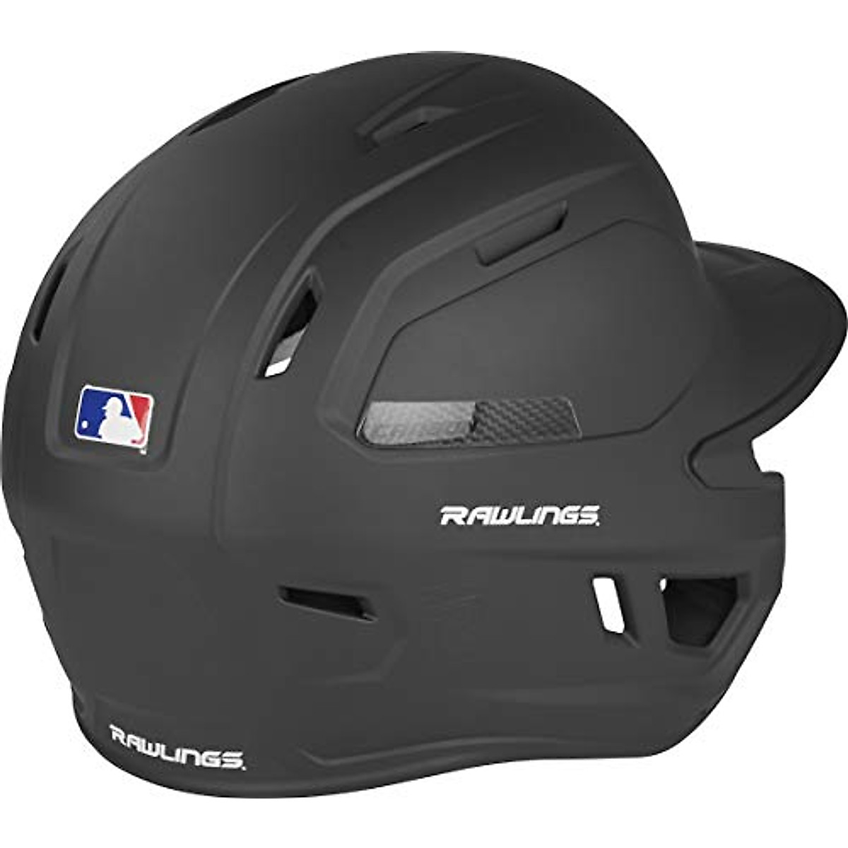 Rawlings | MACH CARBON Baseball Batting Helmet | X-Large (7 5/8" - 8") | Black