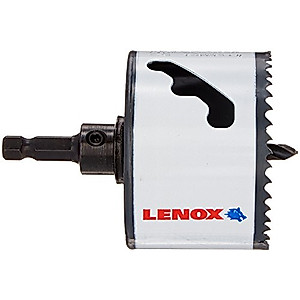 LENOX Tools Hole Saw, Bi-Metal, Speed Slot, Arbored, 2-7/8-Inch (1772962)