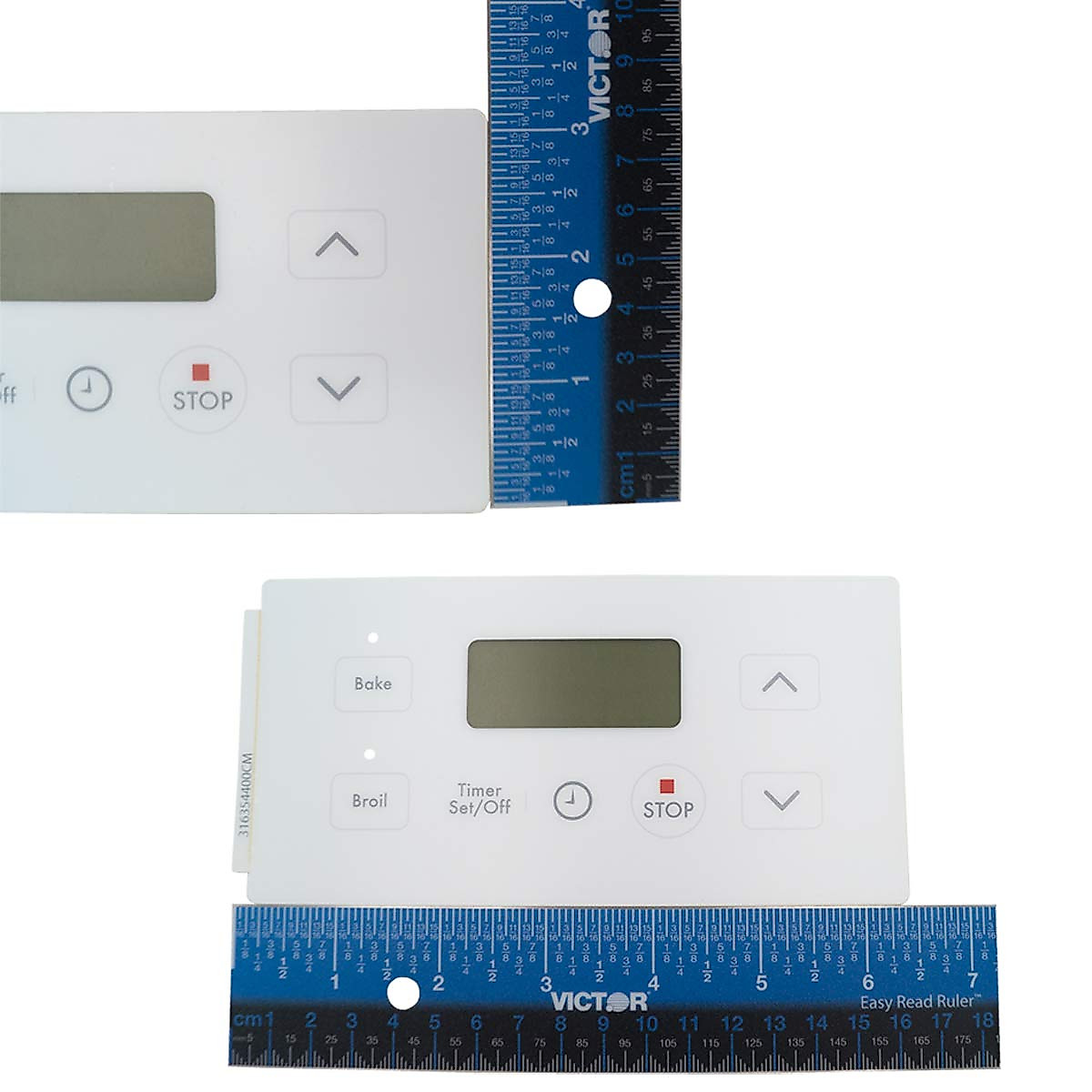 Supplying Demand 316354400 1793684 Range White Clock Overlay Replacement Model Specific Not Universal
