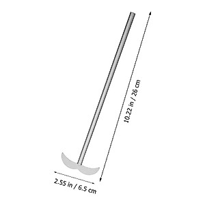 Electric Stirring Rod Overhead Stirrer Mixer Shaft Stainless Steel Mixing Paddle Chemistry Experimental Stirring Bar for Flask in Lab