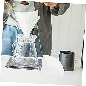 Gadpiparty 2 Boxes Coffee Filter Paper Espresso Coffee Maker Filters Tea Infuser Bag Coffee Paper Filters Replacement Coffee Maker Replacement Filters Coffee Strainer Paper White Wood Fiber