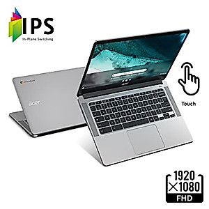 Acer Chromebook 314 Laptop | Intel Pentium Silver N6000 | 14" Full HD IPS Touch | Intel UHD Graphics | 8GB LPDDR4X | 64GB eMMC | Wi-Fi 6 | DTS Audio | Chrome OS | CB314-3HT-P6QW