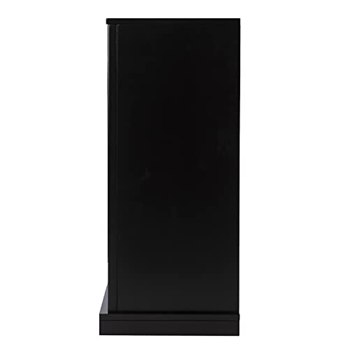 SEI Furniture Crittenly Contemporary Electric Fireplace, Black