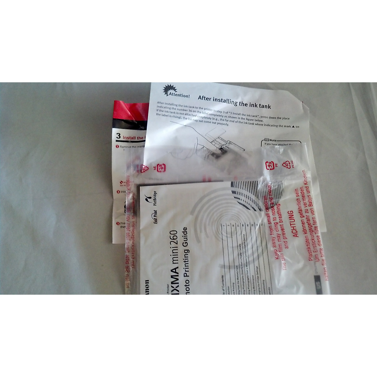 Canon PIXMA mini260 Photo Inkjet Printer (1444B002)