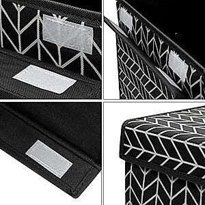 Mayniu Large Toy Storage Box Chest with Lid, Sturdy Toys Boxes Bin Organizer Baskets for Nursery, Closet, Bedroom, Playroom 25"x13" x16"