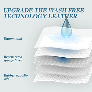 Coffee Mat Dish Drying Mat for Kitchen Counter, Hide Stain Absorbent Rubber Backed Quick Drying Mat Fit Under Coffee Maker Espresso Machine, Coffee Bar Accessories Bar Mat(16" X 12",Dark Grey)