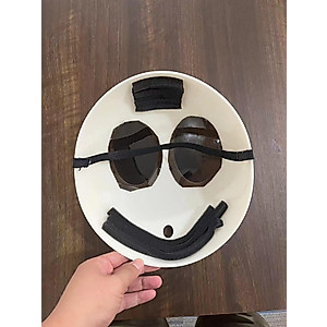 Wandamaga Shy Guy Mask Cosplay White Resin Mask Costume Collection Accessories