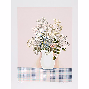 Herbs on Pink Background