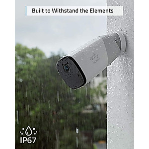 EufyCam 2 Pro 2K Indoor/Outdoor 2-Camera Security System - White (Renewed)