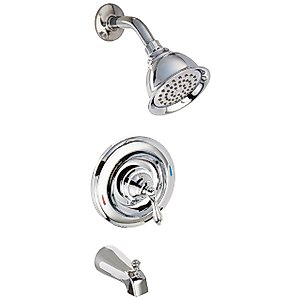 Moen 82496EP Caldwell Posi-Temp Pressure Balanced Tub and Shower Trim, Chrome