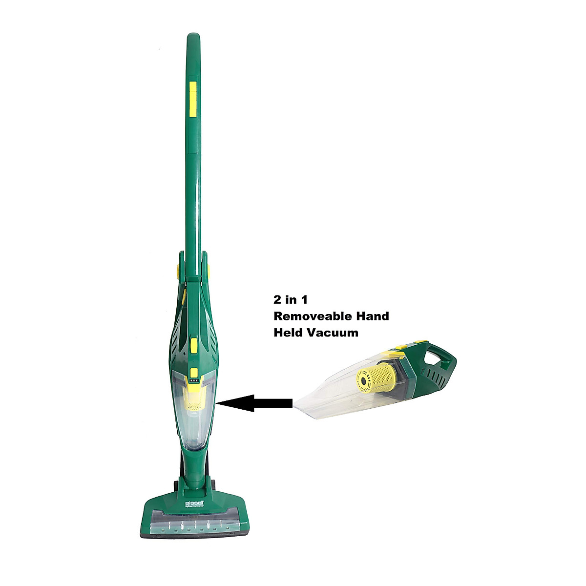 Bissell Commercial 2 in 1 Battery Vacuum, Green