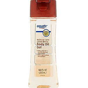 Equate Moisture Care Cocoa Divine Body Oil Gel, 6.8 fl oz (Pack of 2)