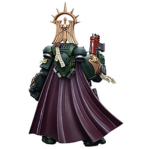 HiPlay JoyToy Warhammer 40K Collectible Figure: Dark Angels Master with Power Fist 1:18 Scale Action Figures JT7691 (JT7691)