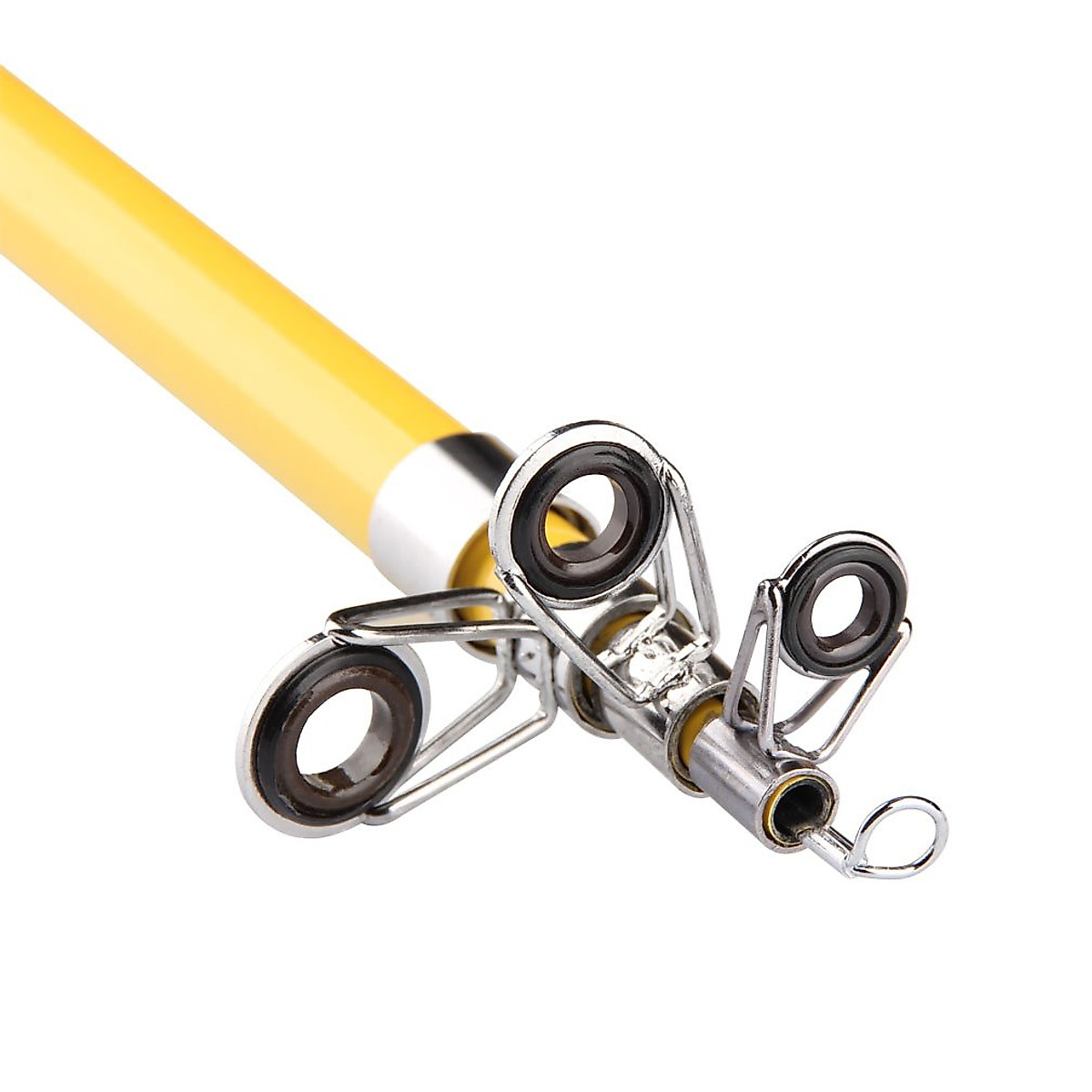 Rosewood 6'6'' Telescopic Fly Fishing Rod EVA Handle with Cork Handle Designed in USA Made in China (Cork Handle)